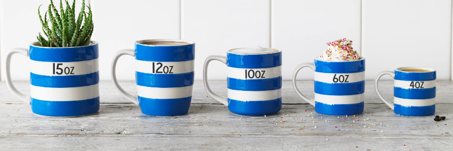 Cornishware Mugs (Seconds)