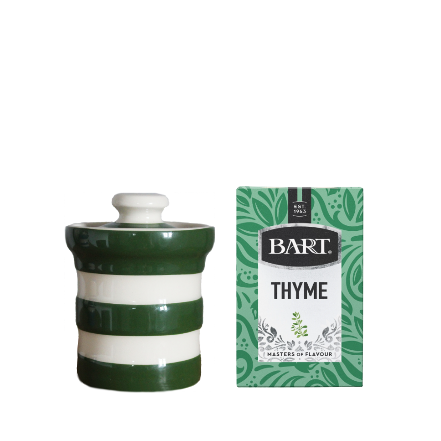 Adder Green Spice Jar with Thyme | Cornishware® | Classic British ...