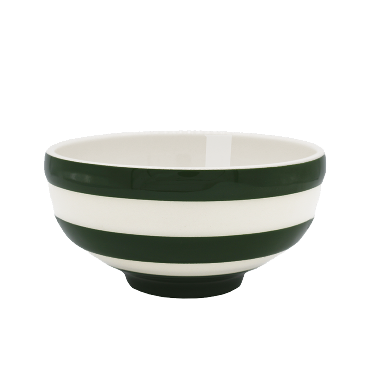 Set of 4 Cornish Adder Green Soup Bowls | Cornishware® | Classic ...