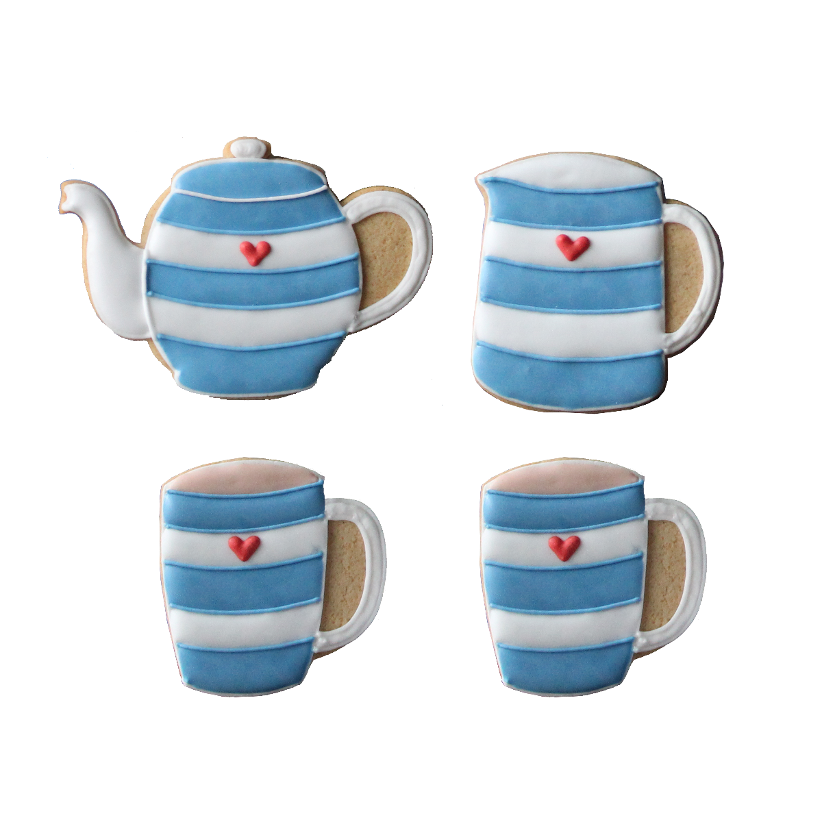 Biscuiteers Cornishware Biscuit Set | Cornishware® | Classic British ...