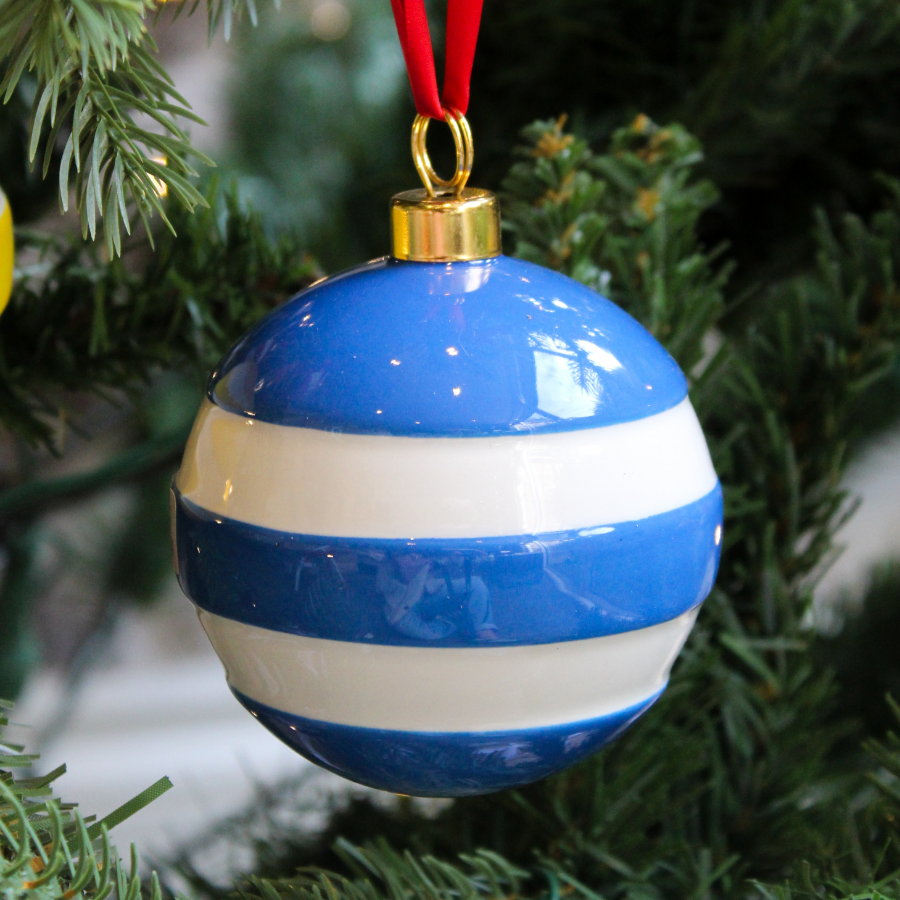 Cornish Large Bauble (Seconds) | Cornishware® | Classic British ...