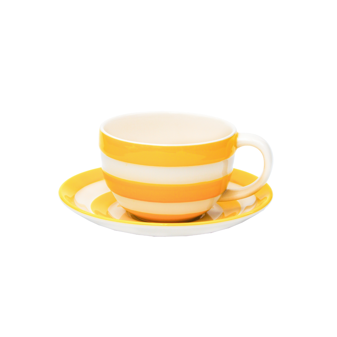 Cornish Yellow Breakfast Cup and Saucer (Seconds) | Cornishware ...