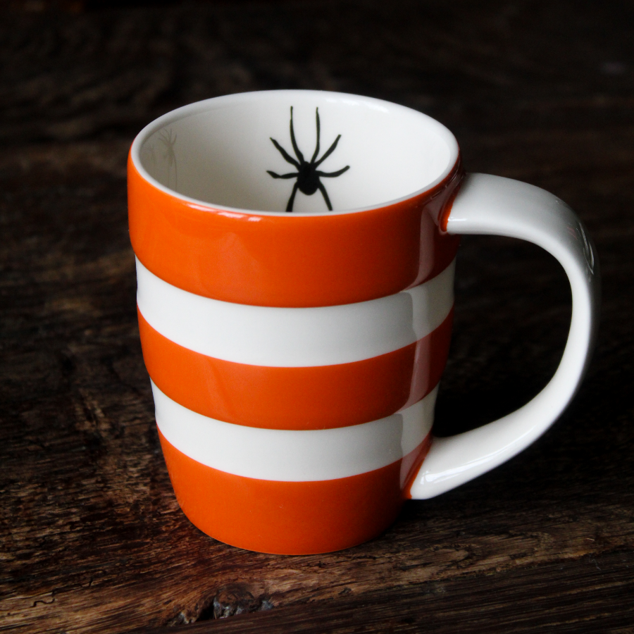 Cornish Orange 12oz Spider Mug (New) | Cornishware® | Classic British ...