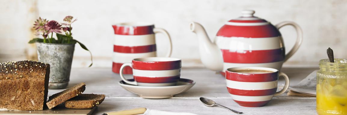 Cups & Saucers - Cornishware® – Classic British Kitchenware by T.G. Green