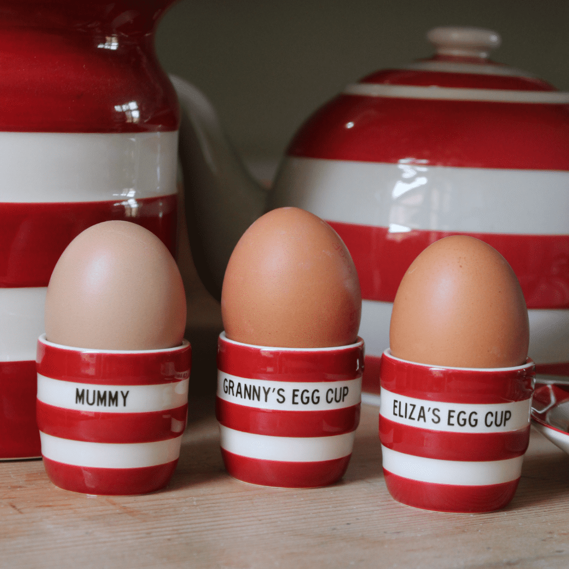 red egg cups