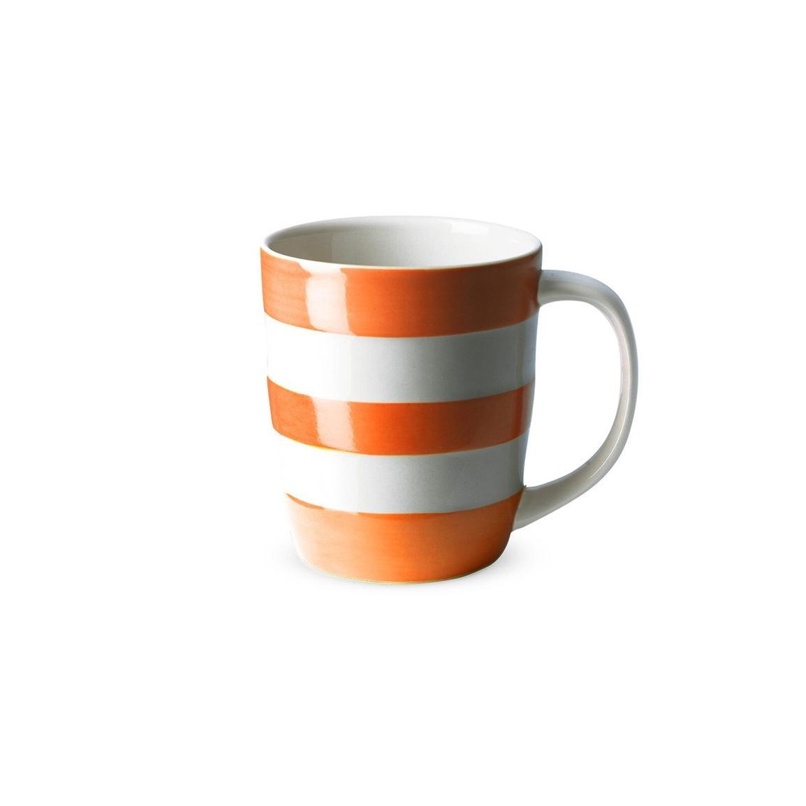 orange cornishware