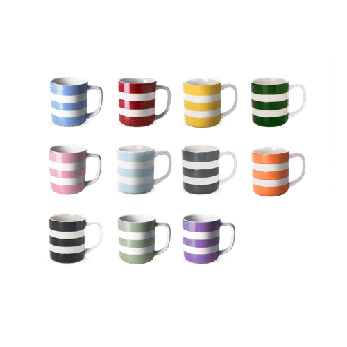 Cornish Colours Set of Ten 10oz Mugs | Cornishware® | Classic British ...