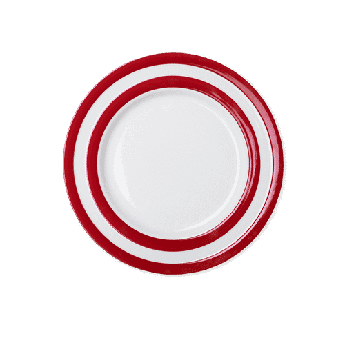 Set of 4 Cornish Red Main Plates 28cm | Cornishware® | Classic British ...