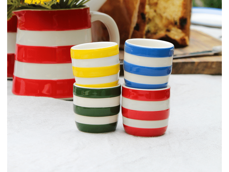 Set of 4 Cornish Colours Egg Cups | Cornishware® | Classic British ...