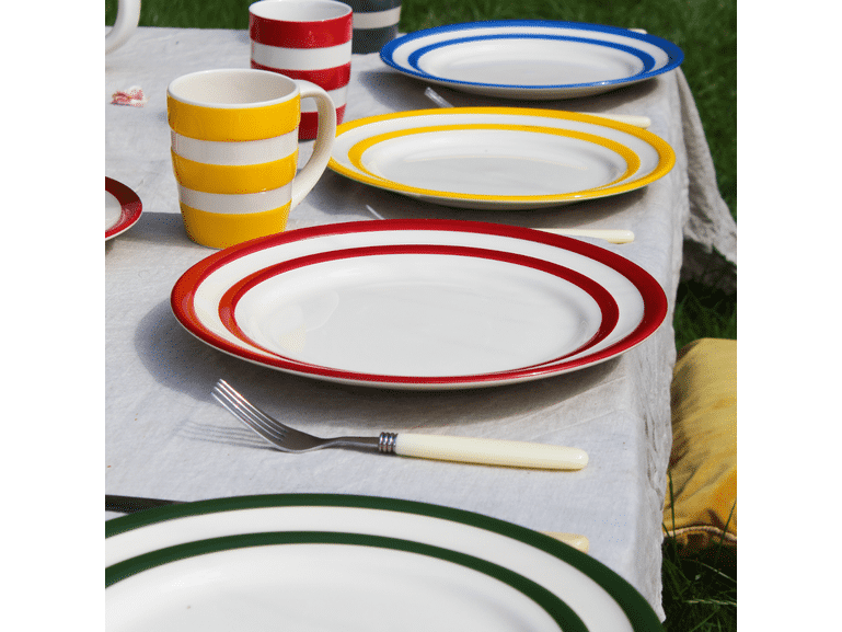 Set of 4 Cornish Colours Main Plates | Cornishware® | Classic British ...